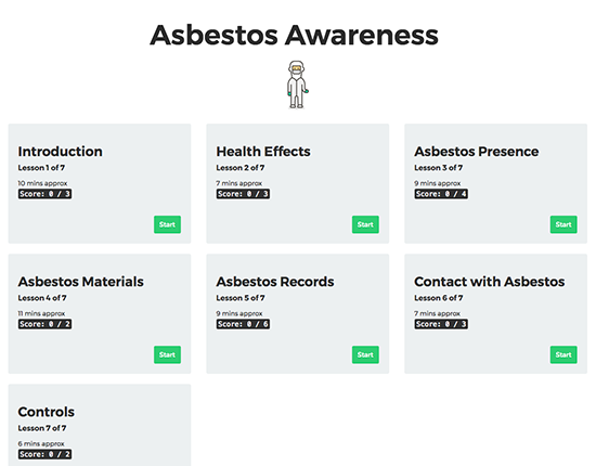 Asbestos Awareness eLearning Course - HASpod